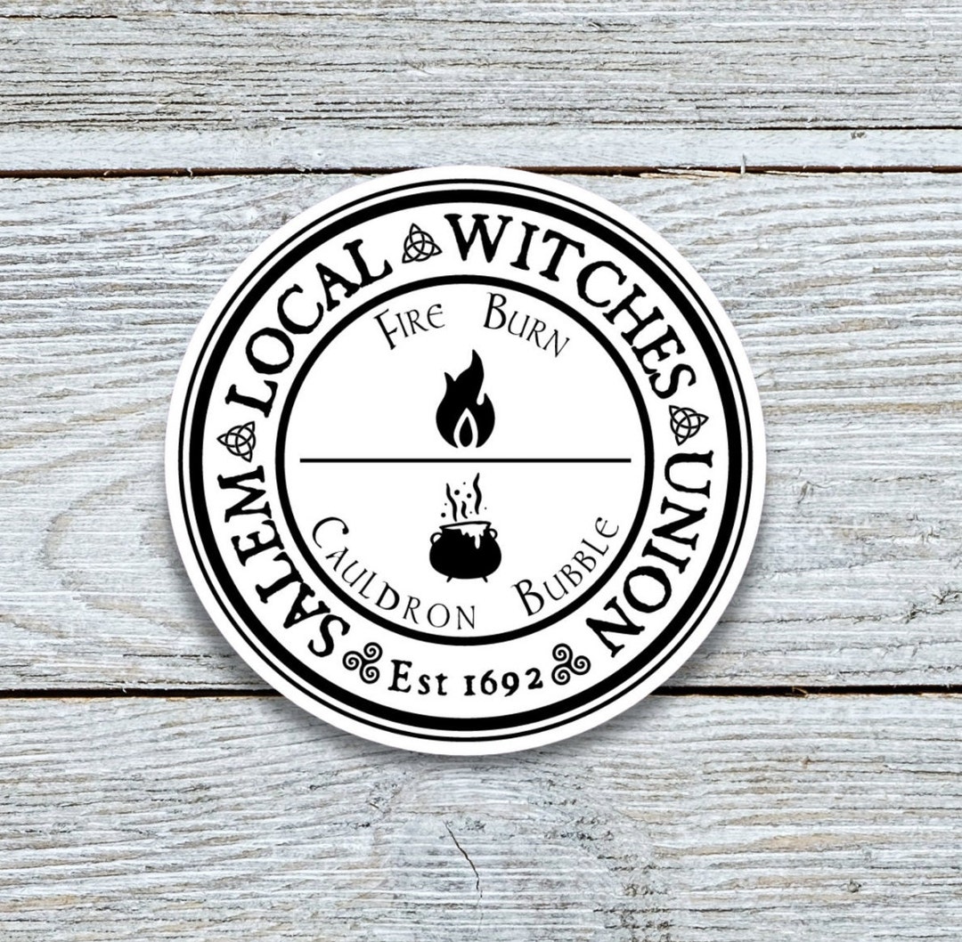 Local Witches Union Vinyl Sticker for Laptops and Water Bottles, Vinyl ...
