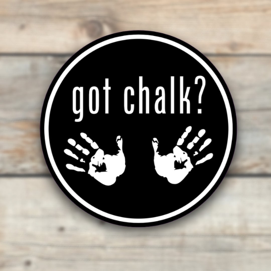 Got Chalk Vinyl Sticker, Laminated Sticker or Fridge Magnet Gymnastics ...