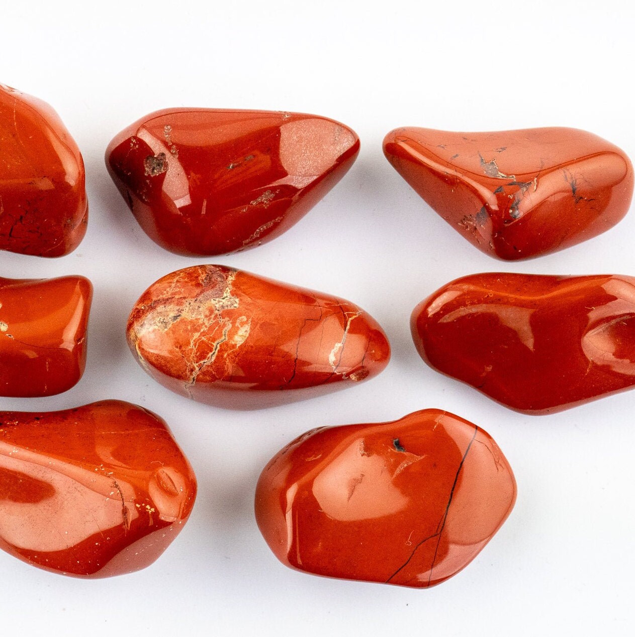 Red Jasper Crystal Tumble Stone Red Jasper Gemstone Aries - Etsy