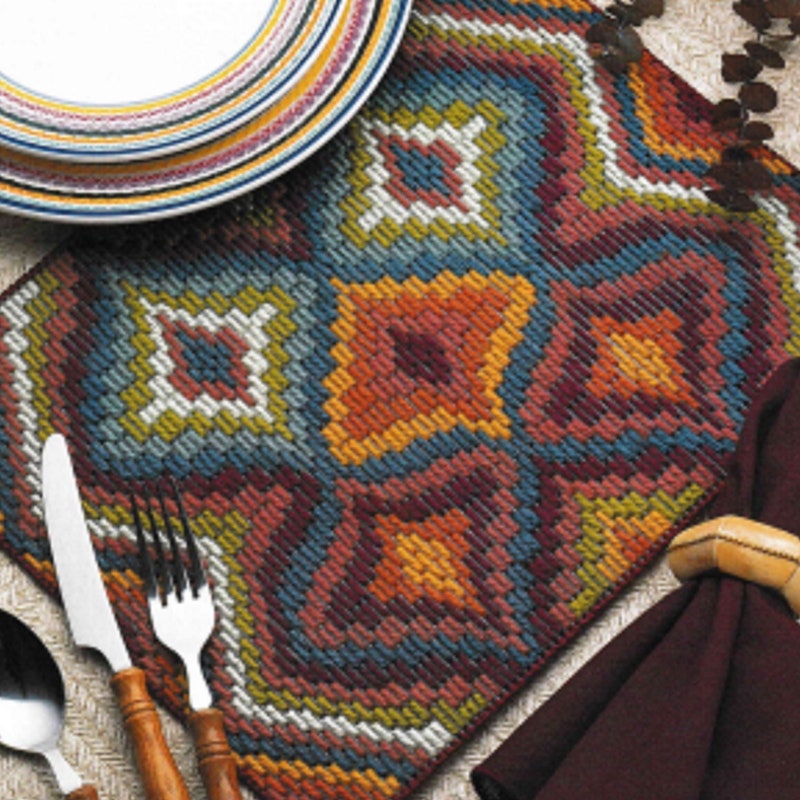 Needlepoint Place Mat - Etsy UK