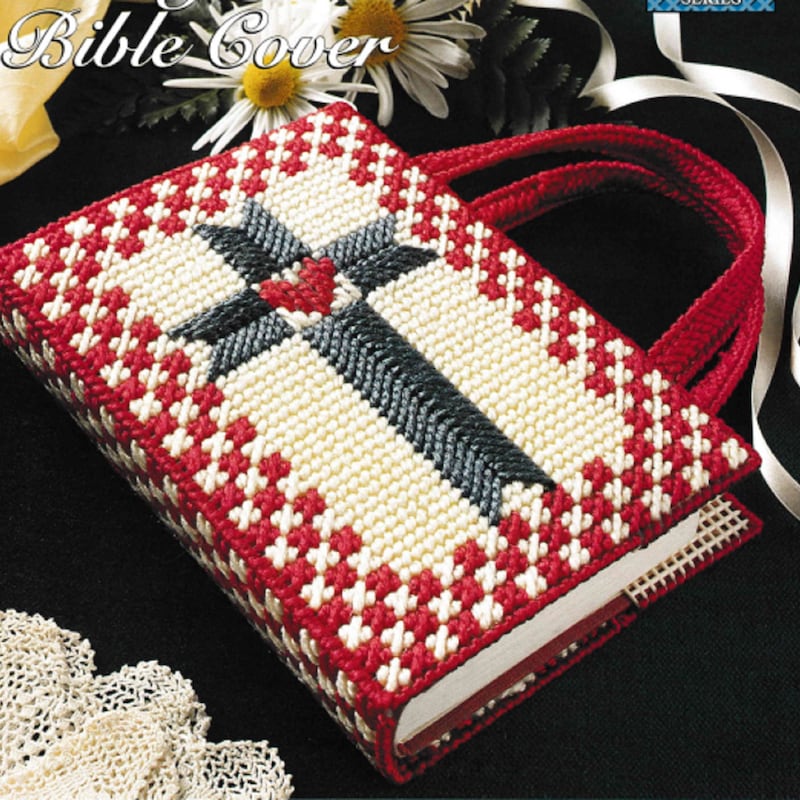 Plastic Canvas Bible Tote - Etsy