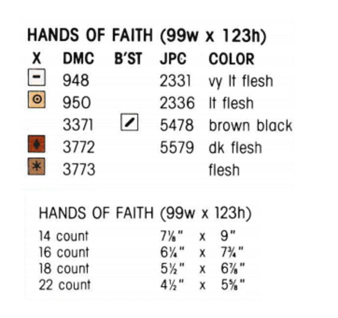 Cross Stitch Religious Pattern Book PDF Praying Hands Prayer Veneration ...