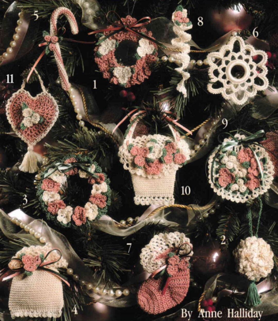 Victorian Thread Ornaments Crochet Pattern PDF Instant Download ...