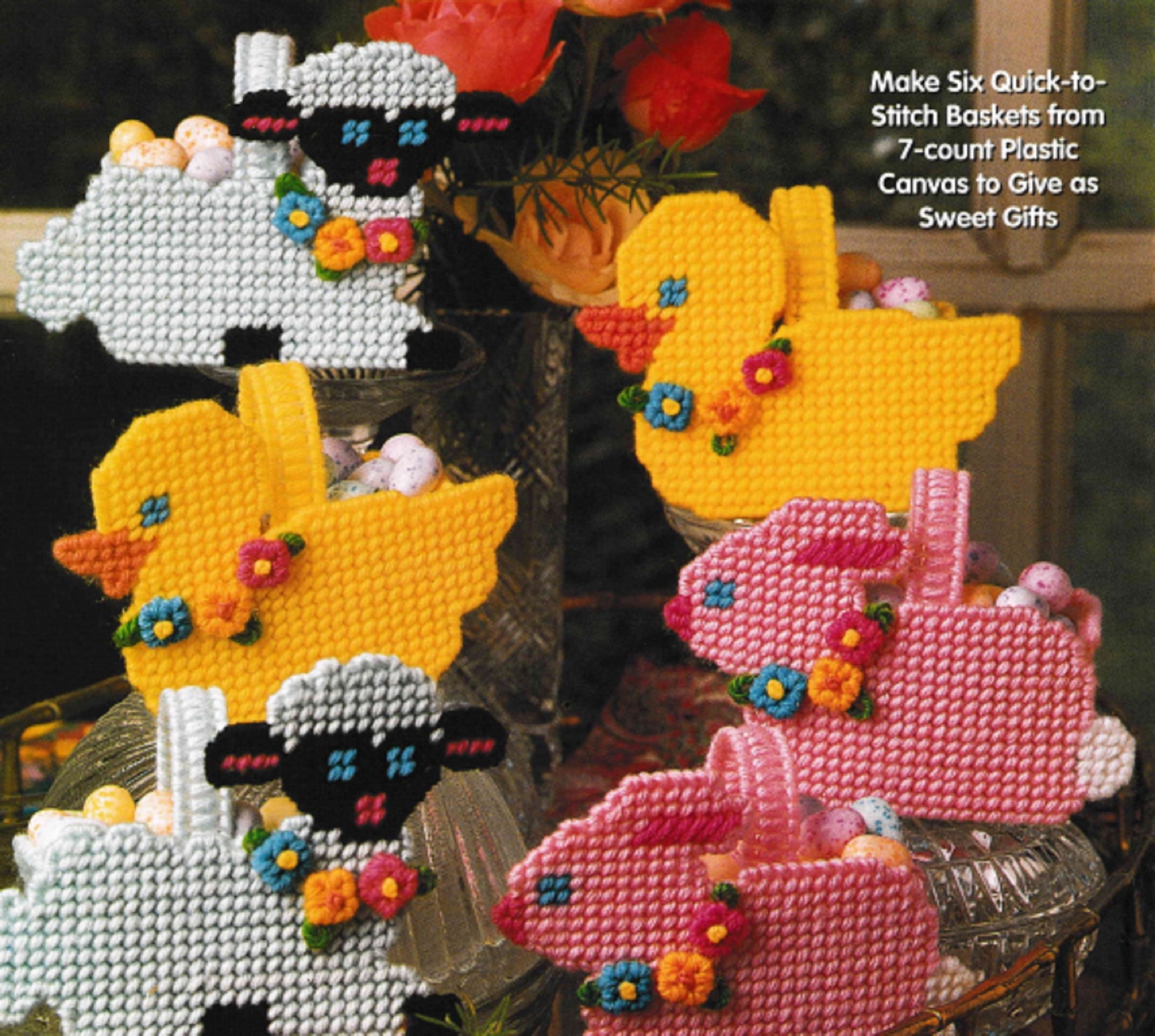 SALE! Easter Plastic Canvas Patterns PDF DIY Spring Crafts Instant ...
