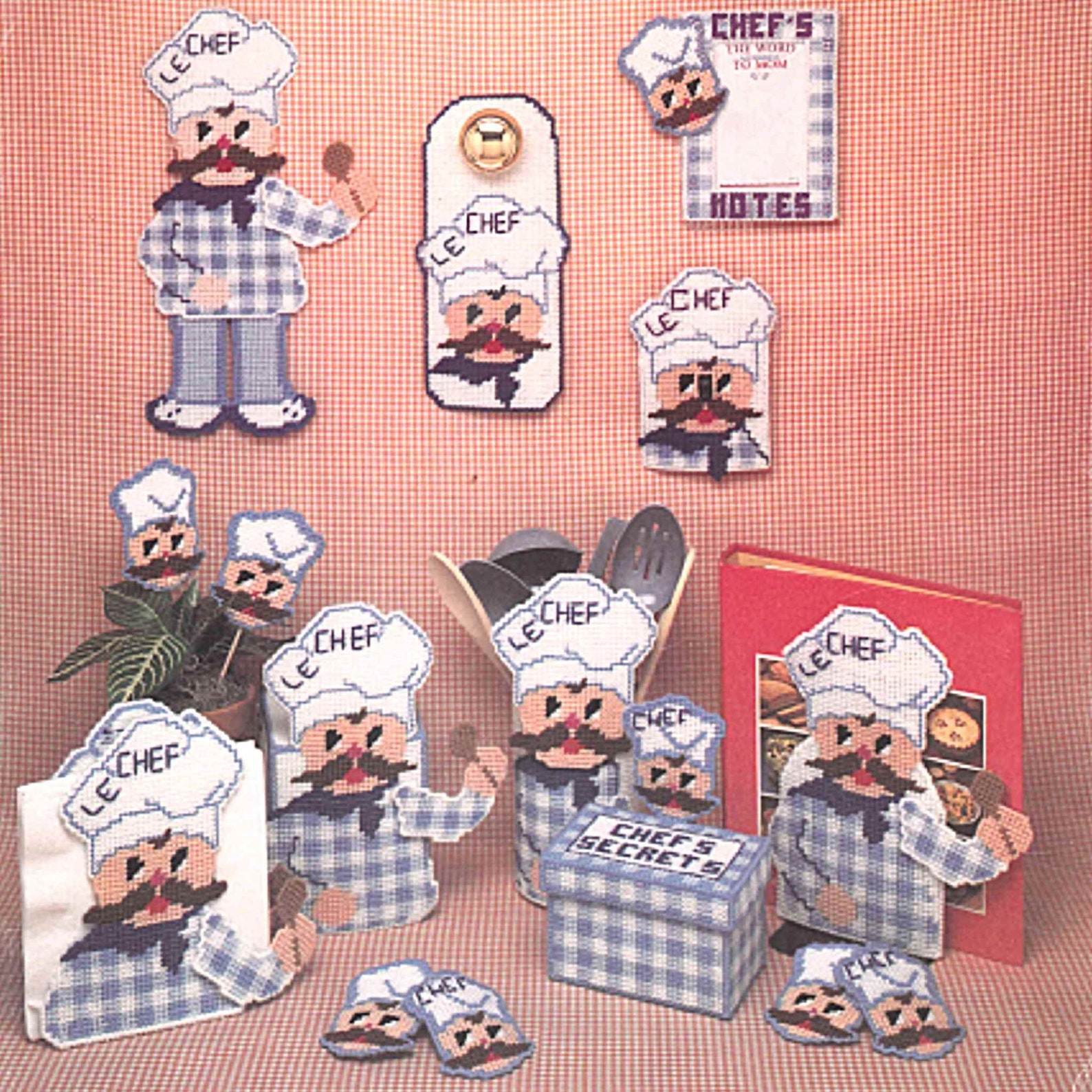Plastic Canvas Patterns PDF Instant Download. Chef's - Etsy