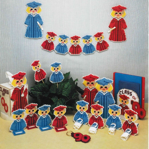 Graduation Plastic Canvas Pattern - Etsy