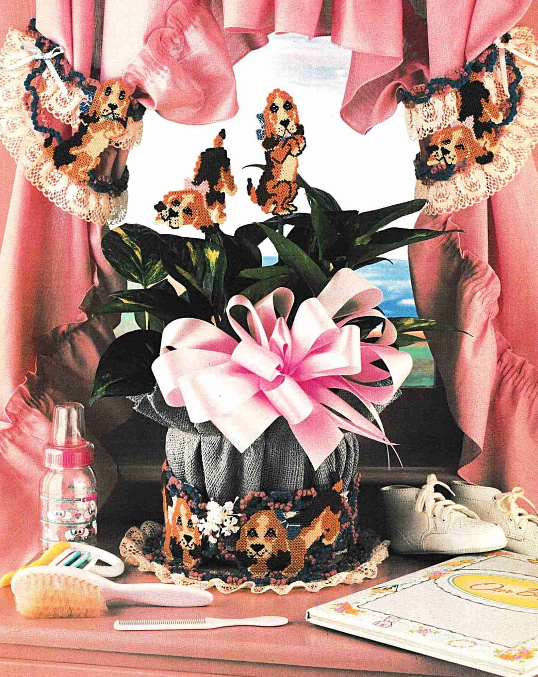 Plastic Canvas Dog Pattern Book PDF Country Hounds Vintage - Etsy