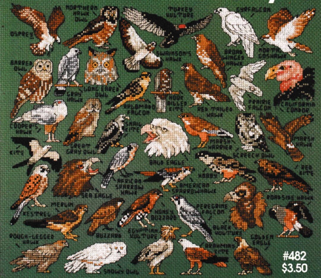 Mini Cross Stitch Patterns PDF Instant Download, Vintage One Nighters ...