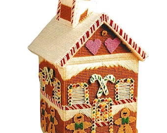 Plastic Canvas Gingerbread House - Etsy