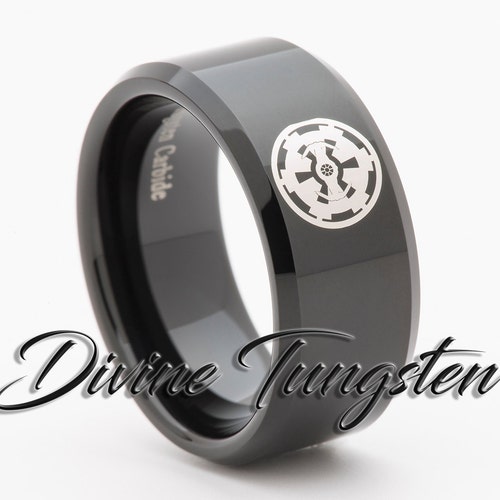 Star Wars Sith Code Design Mens Tungsten Carbide Wedding Band - Etsy