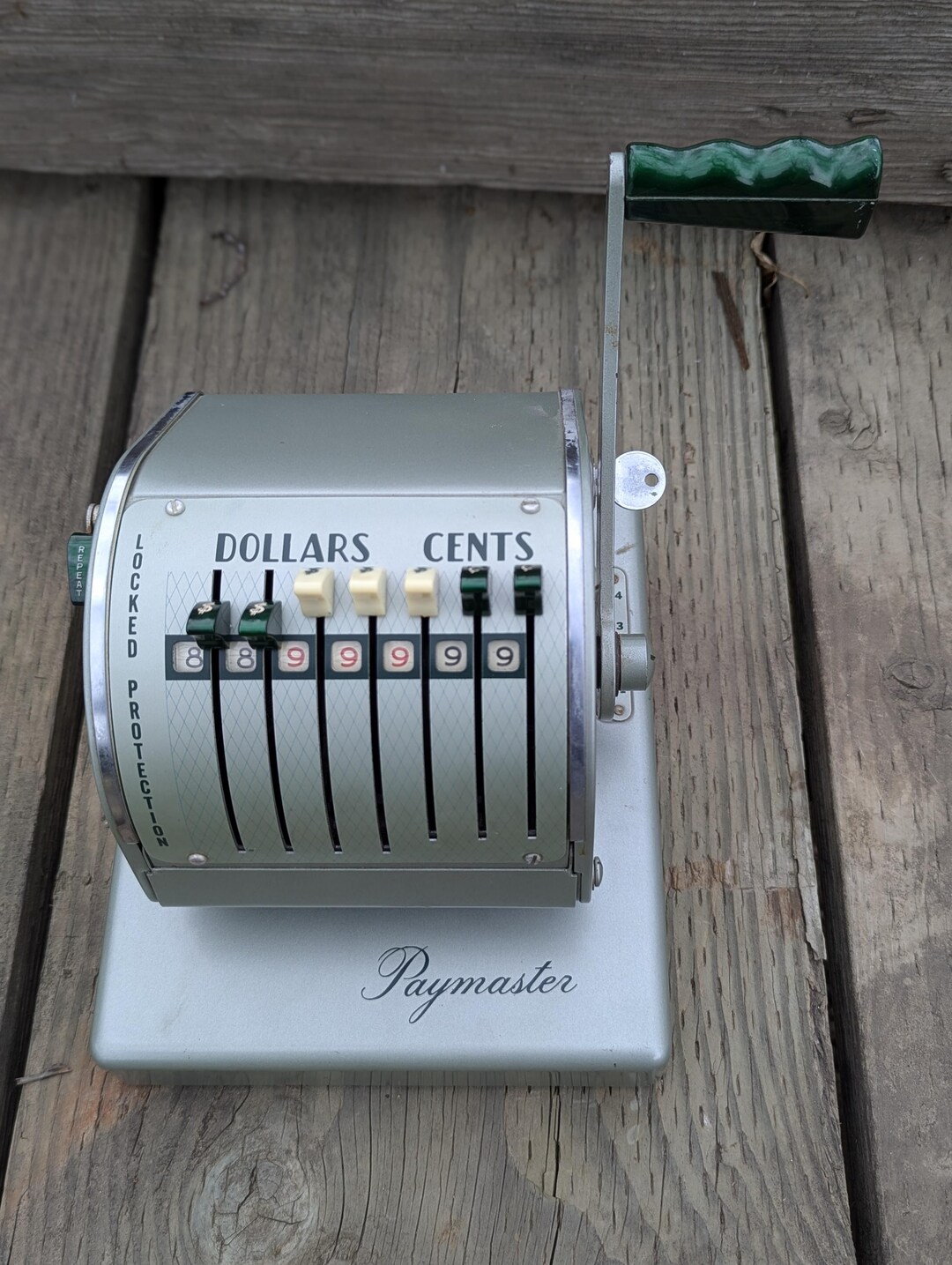 Vintage Paymaster Series S-550 Check Writer With KEY - Etsy