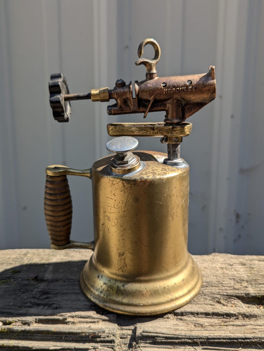 Hercules Antique Blow Torch by Turner Brass Works Steam Punk Deco - Etsy