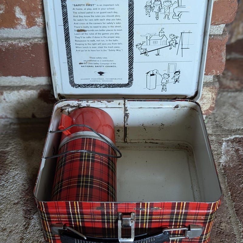 1950s Lunch Box - Etsy
