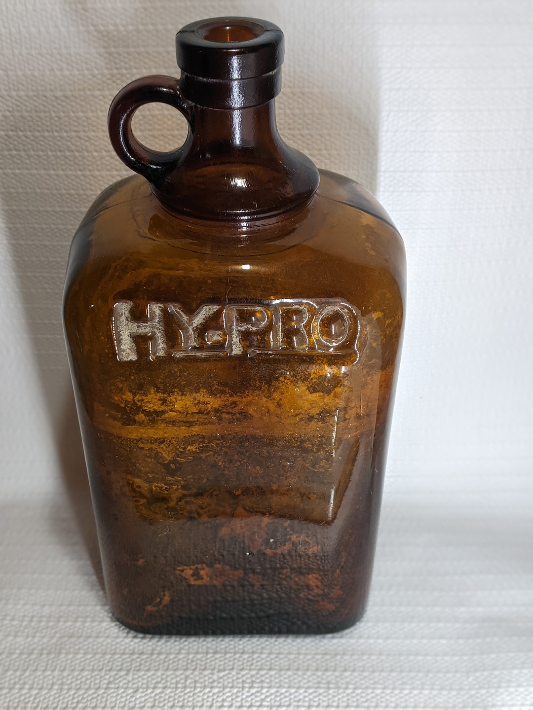 Antique Amber Hy-pro Bleach Bottle, 1930's, Maywood Glass Co. - Etsy