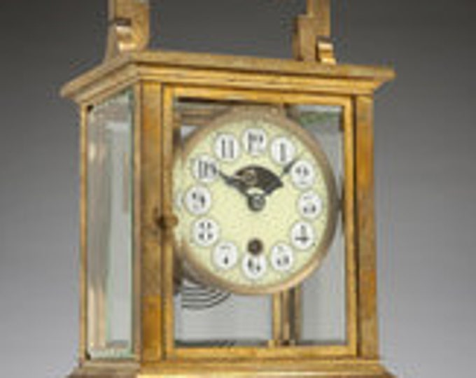Vintage Boston Clock Company Carriage Clock, Time and Strike Single ...