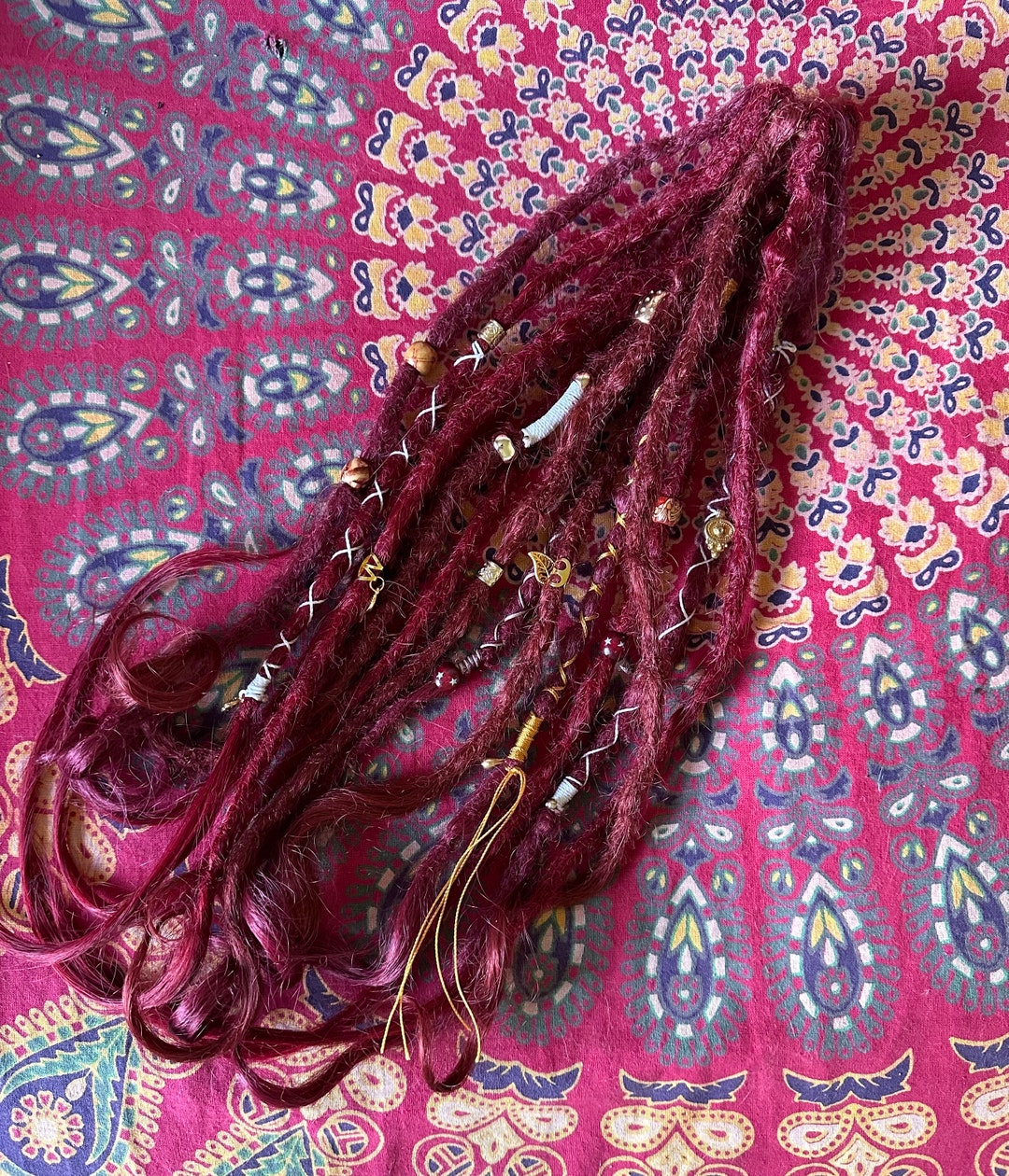 Red Dreadlock Ponytail - Etsy
