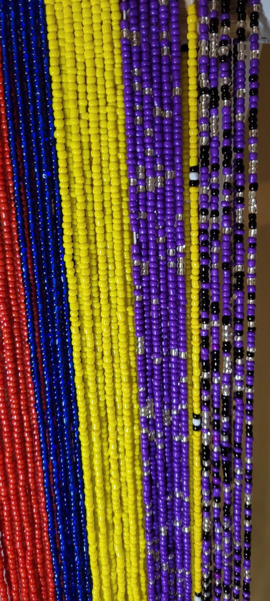 Tie on Waist Beads (set of 3) - Etsy