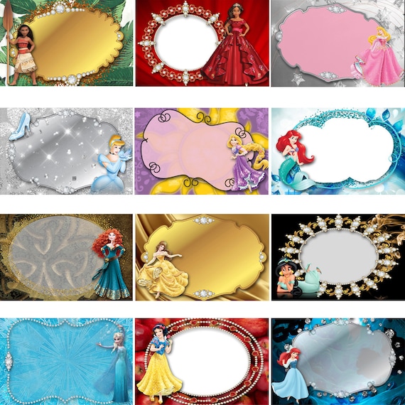 Disney Character Signatures Clip Art