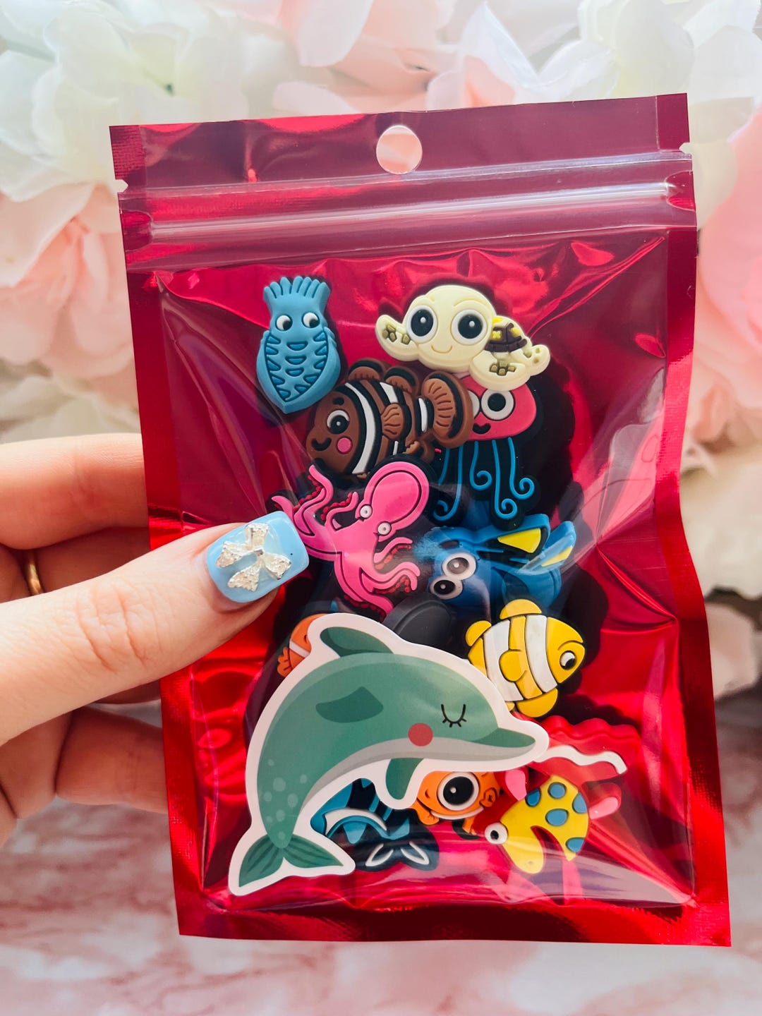 Finding Nemo & Dory Croc Charms Pack for Kids Under the Sea Set Shoe ...