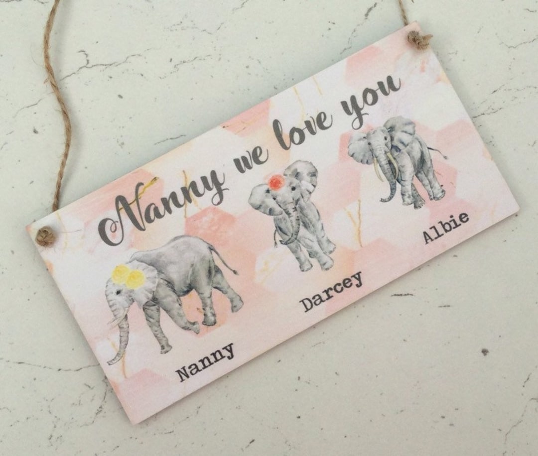 Nan Plaque, Gift for Nan, Nan Sign, Personalised Plaques - Etsy