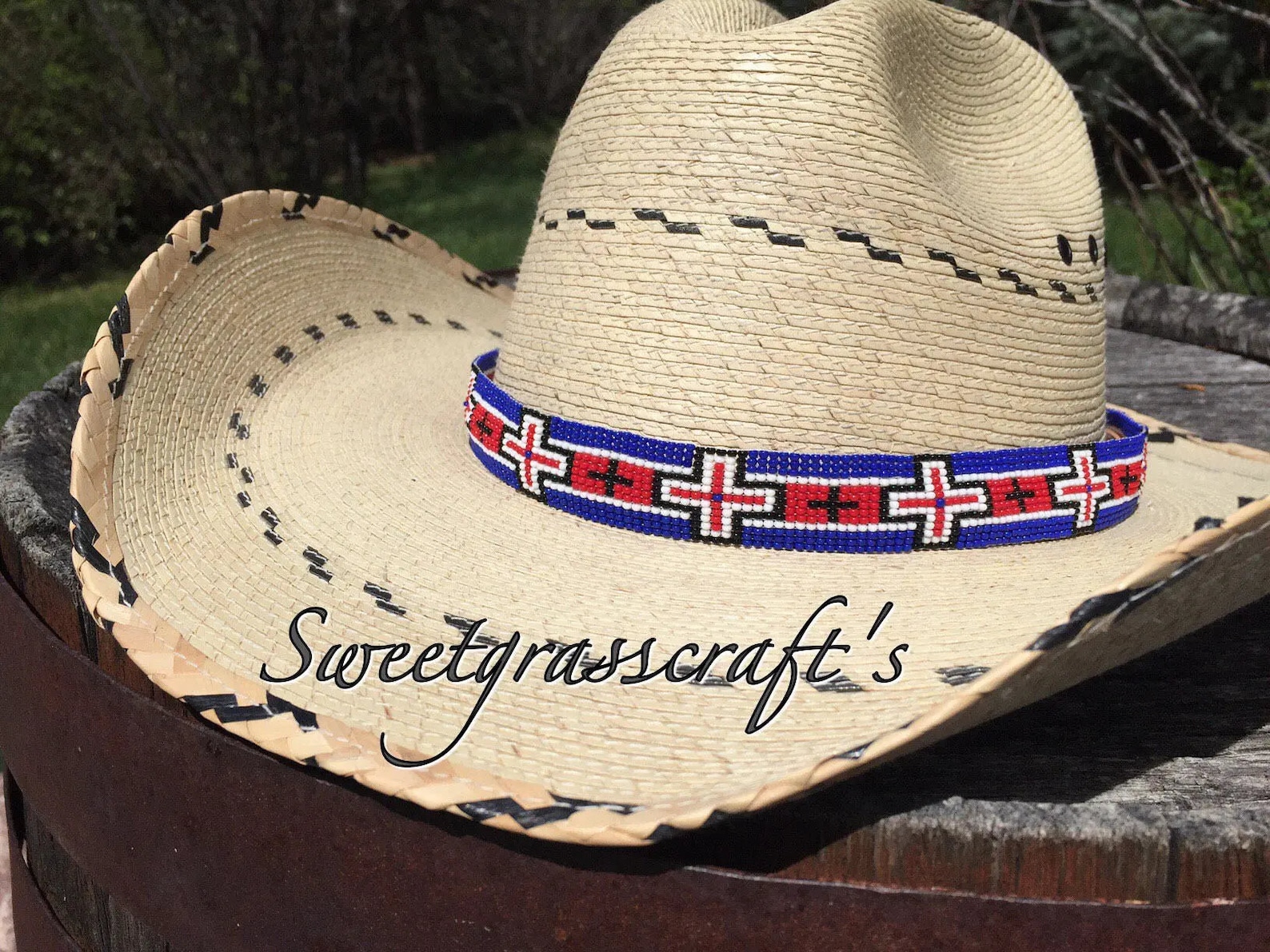 Navajo Cross Hat Band, Custom - Etsy
