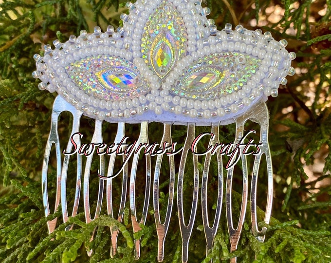 Native American Beaded Hair Comb Hair Comb Regalia Girls - Etsy