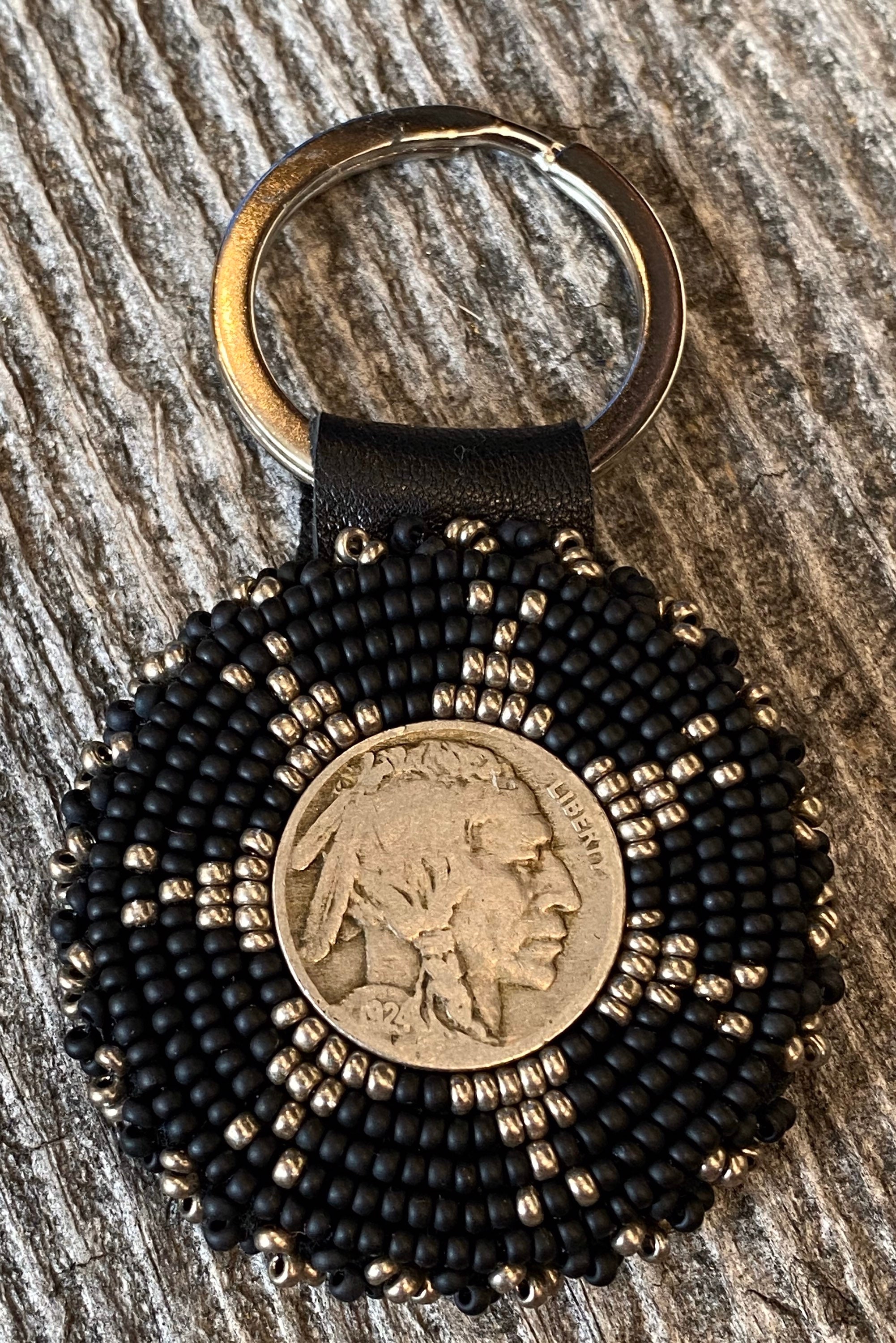 Beaded Native Keychain Beaded Native Key Chain Buffalo | Etsy