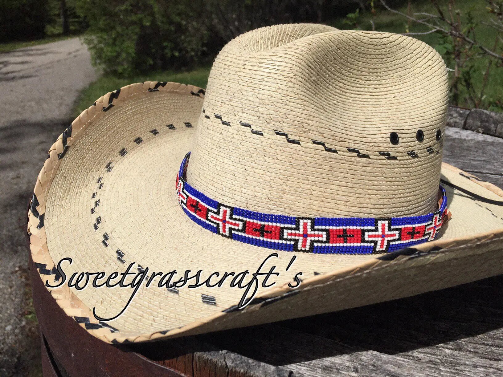 Navajo Cross Hat Band, Custom - Etsy