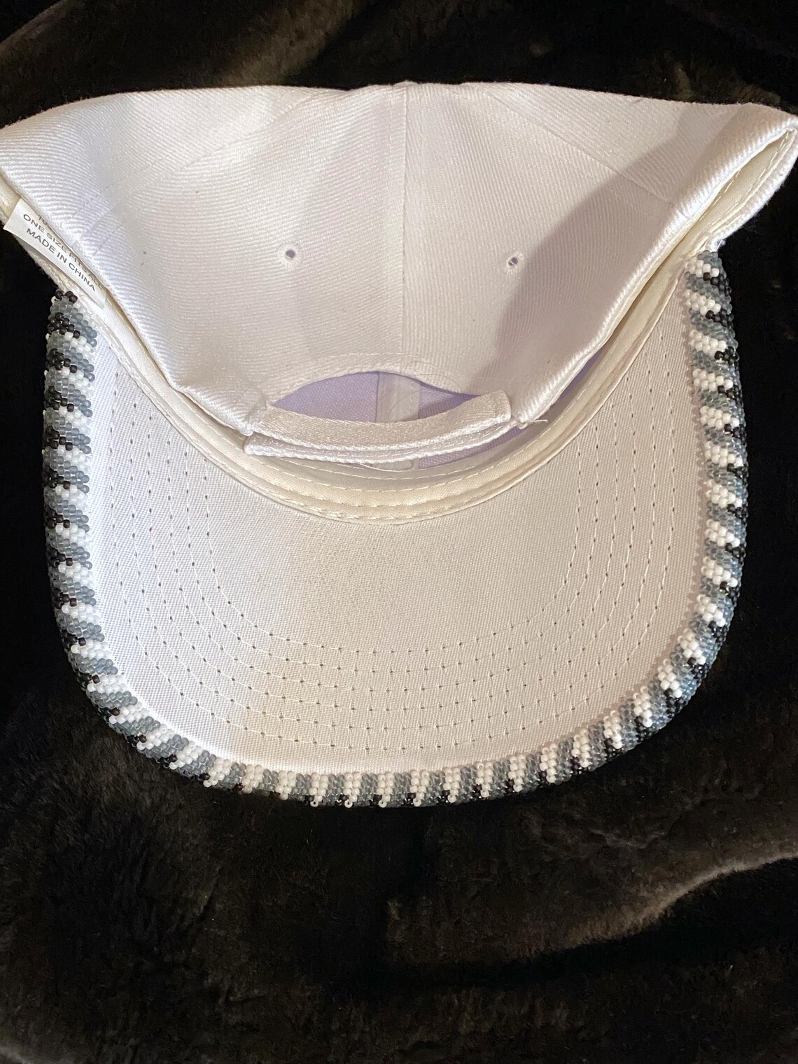 Native American Beaded Trucker Cap, Crazy Horse Beaded Baseball Hat - Etsy