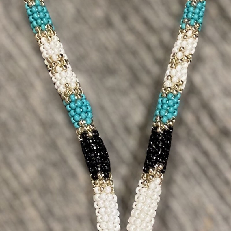 Beaded Keychain - Etsy