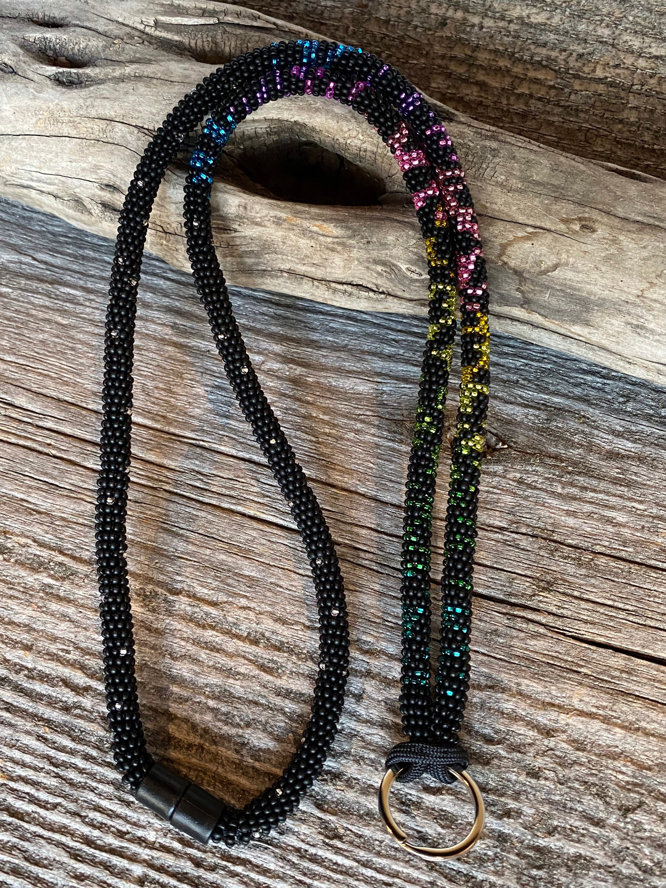 Aurora Safety Lanyard, 17 or 21” or Breakaway Lanyard, Northern Lights ...
