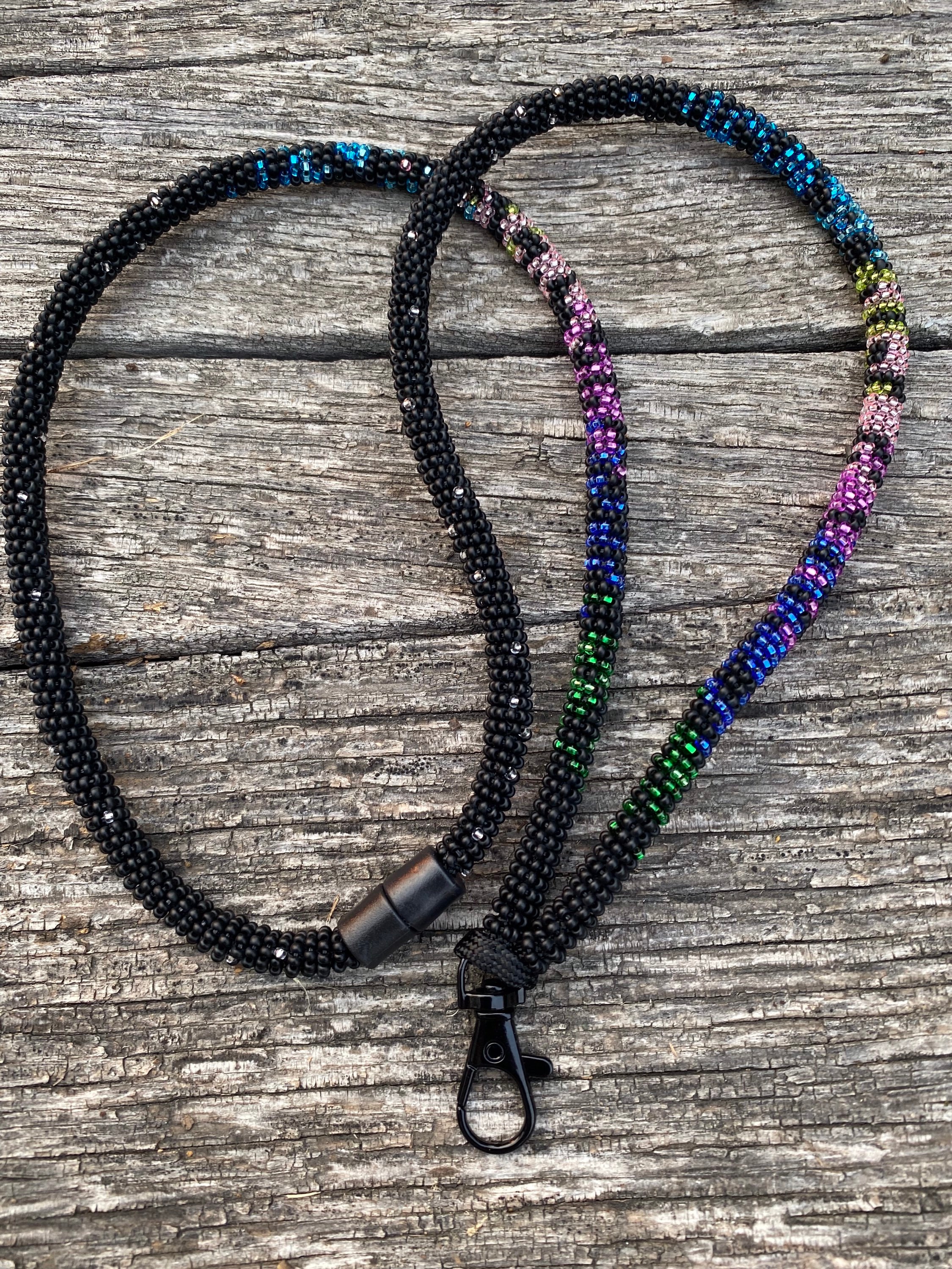 Aurora Safety Lanyard, 17 or 21” or Breakaway Lanyard, Northern Lights ...