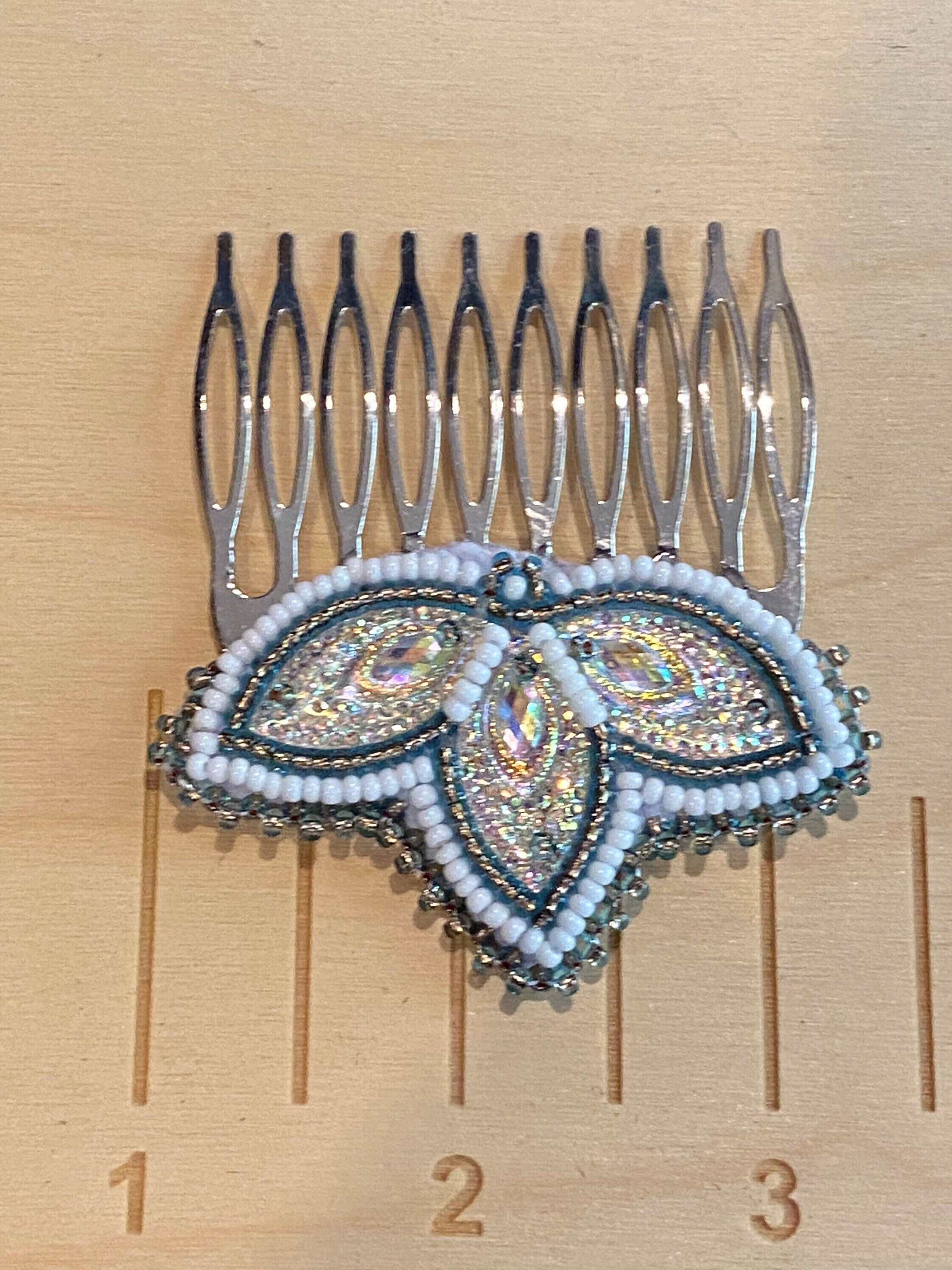 Native American Beaded Hair Comb Hair Comb Regalia Girls - Etsy