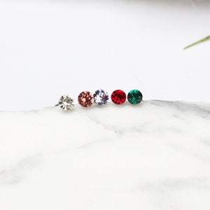 Tiny Ball Earrings 4mm Ball Mini Cartilage Helix Piercing Earrings 20g ...