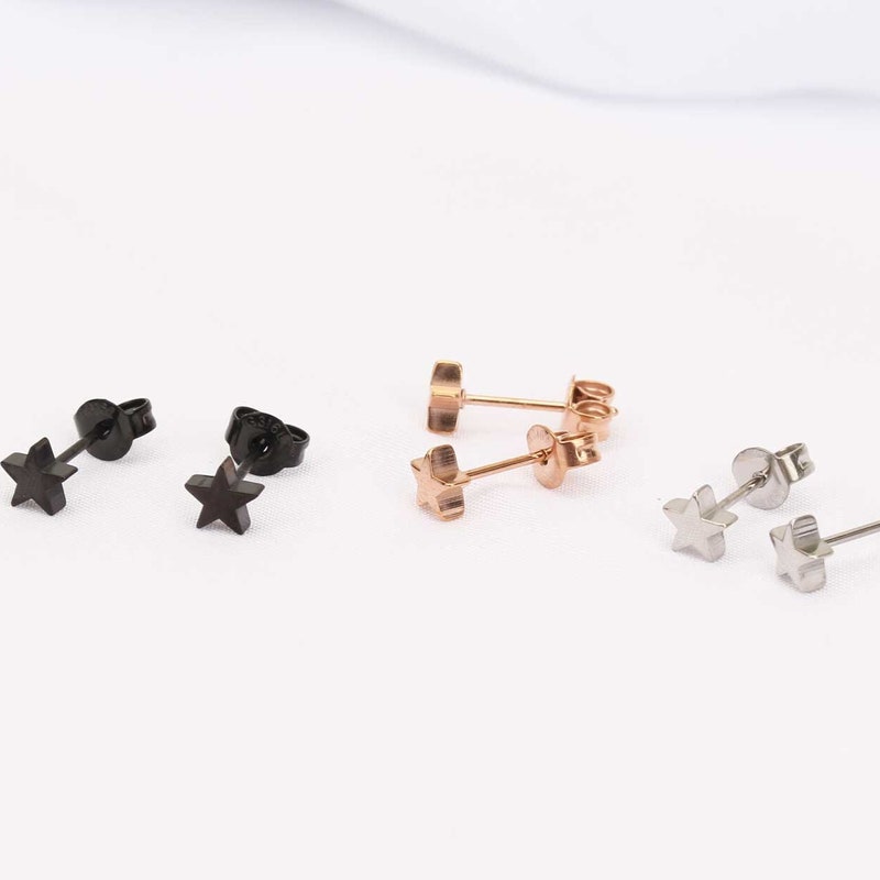 Star Stud Earrings - Etsy