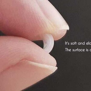 Silicone Piercing Healing Discs Flexible Ear Stud Lip Ring Nose ...