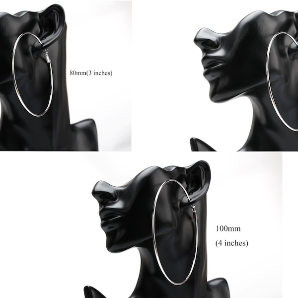 Extra Large Big Hoop Earrings - Etsy