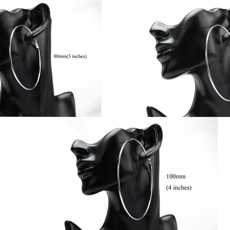 Extra Large Big Hoop Earrings - Etsy