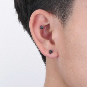 Alien Earring 16g Alien Cartilage Earring Mini Alien Head Earring Alien ...