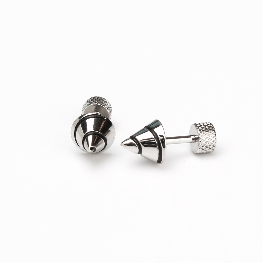 Spike Earring 16G Spike Cone Cartilage Earring Spike Conch - Etsy