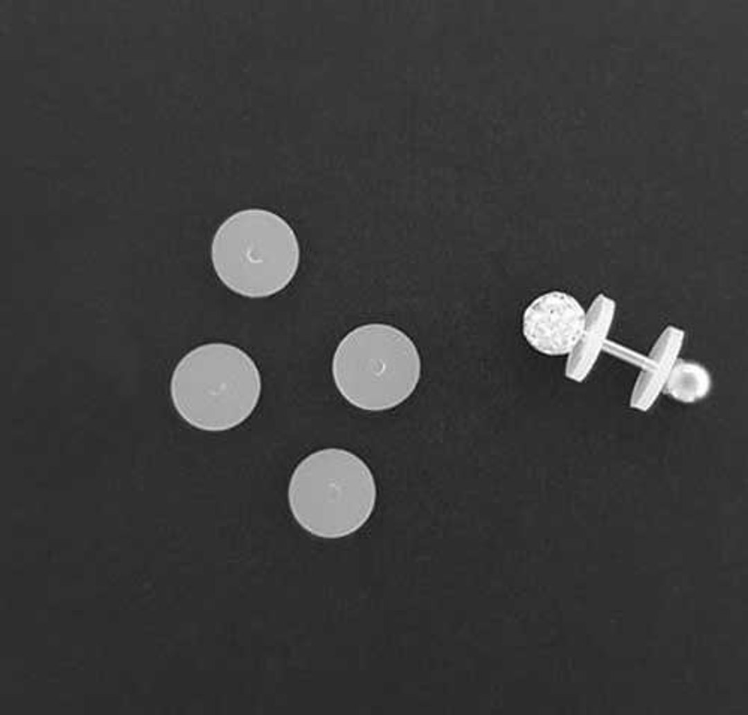 Silicone Piercing Healing Discs Flexible Ear Stud Lip Ring Nose ...