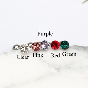 Tiny Ball Earrings 4mm Ball Mini Cartilage Helix Piercing Earrings 20g ...
