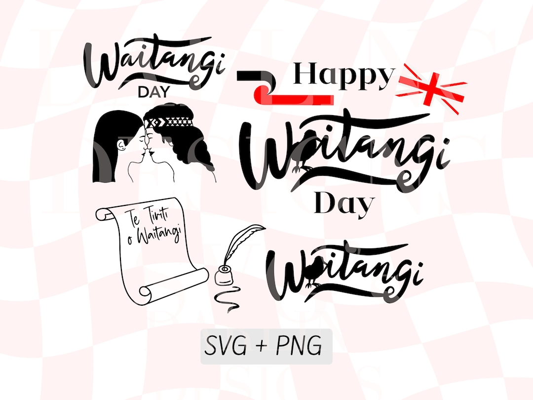 Happy Waitangi Day SVG, Te Teriti O Waitangi, Maori Treaty, Waitangi ...