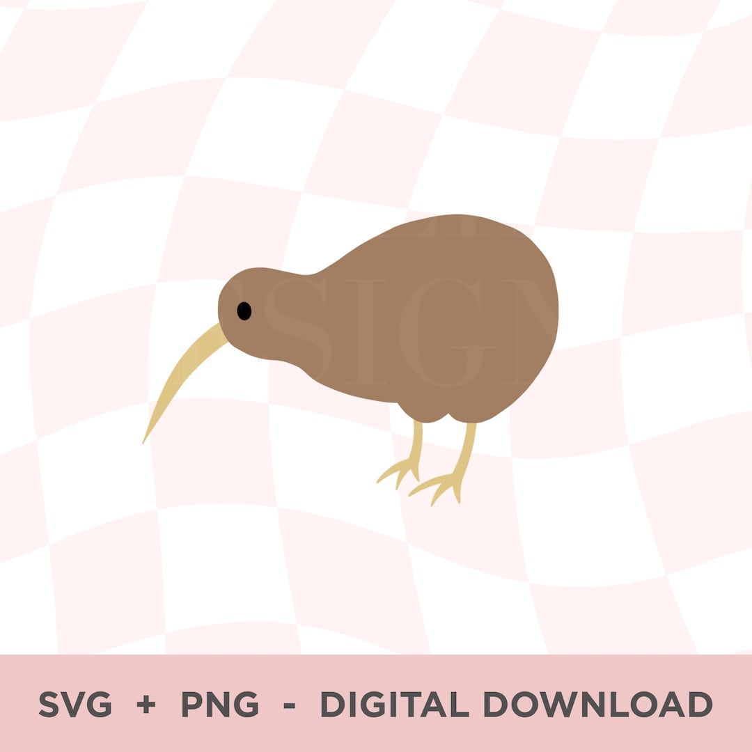 Nz Kiwi SVG, New Zealand Kiwiana, Nz Icons PNG, Kiwi Bird Clipart, Nz ...