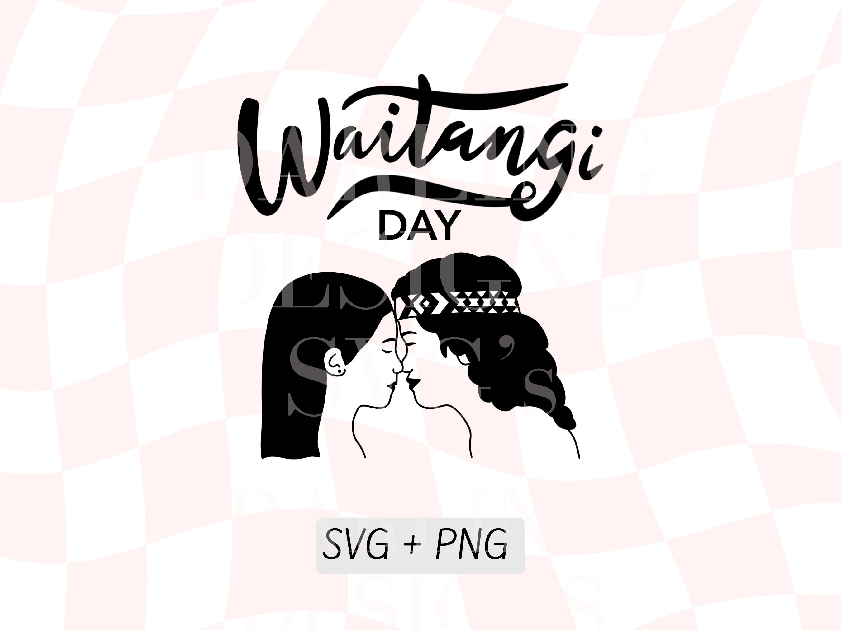 Happy Waitangi Day SVG, NZ Day, Maori Hongi Welcome, Waitangi Day Shirt ...