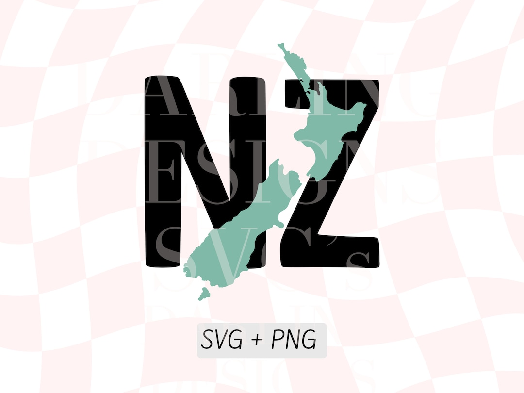 New Zealand Svg, NZ Outline Png, NZ Tshirt, Car Decal File, NZ Cricut ...