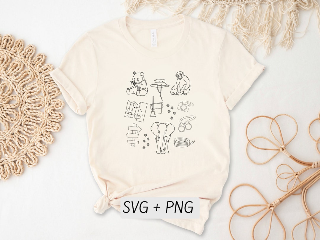 Zookeeper Doodle Shirt SVG File, Zoologist SVG Cut File, Wild Animal ...