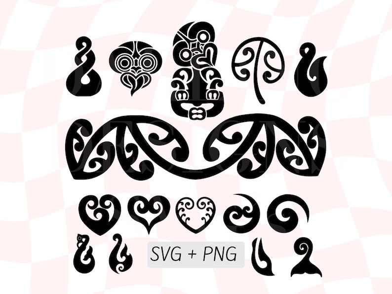 Māori Svg Bundle, Pounamu Designs, Koru Svg File, Māori Art, Png ...