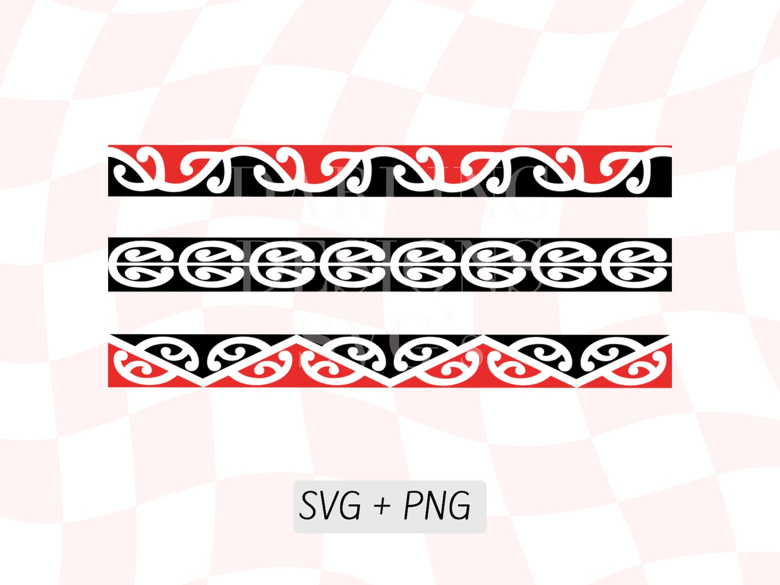 Māori Pattern SVG Bundle, Maori Kowhaiwhai Designs, Koru PNG File, New ...