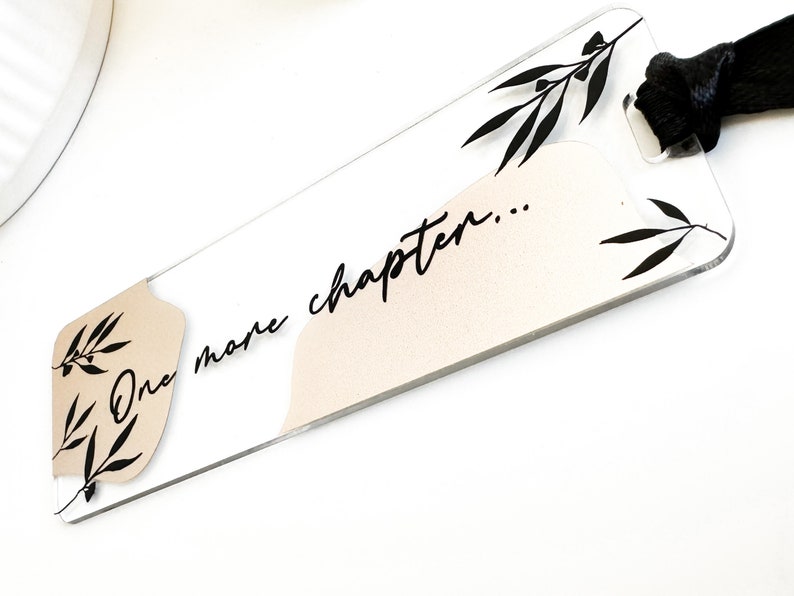 Bookmark Template SVG | Just One More Chapter Bookmark Design ...